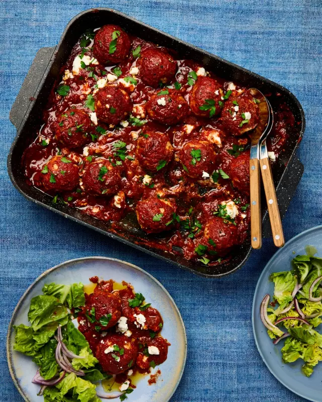 John Gregory-Smith's Global Chicken Traybake Recipes: Feta Meatballs to ...