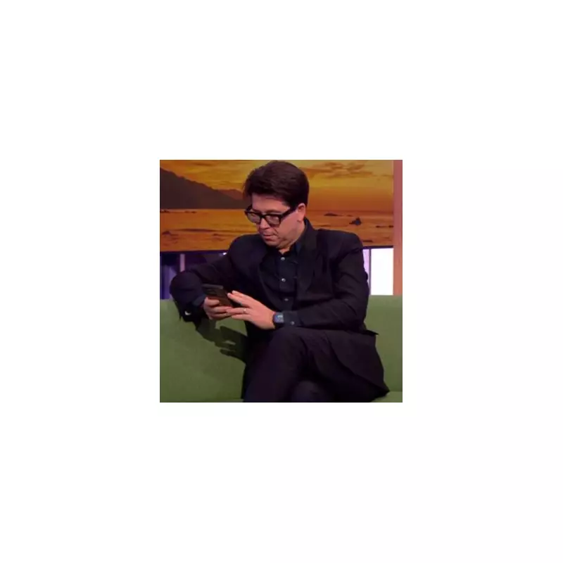 Michael McIntyre Caught on Phone During The One Show Segment on Digital ...