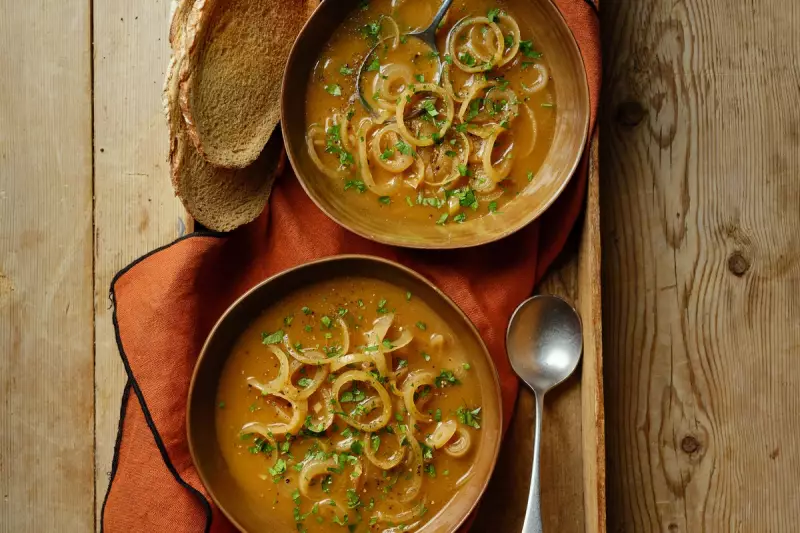 Ryan Riley's Quick French Pickled Onion Soup Recipe for Winter Comfort ...