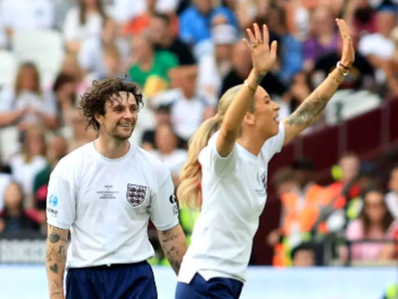 GK Barry Yelled at by Tom Grennan at Soccer Aid for Dancing with Crowd ...